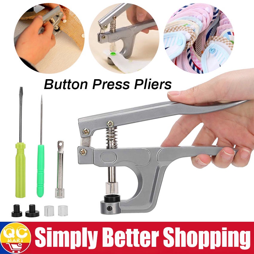 Four-Buttons Hand Metal Pressure Pliers Fastener U Shape Installation ...