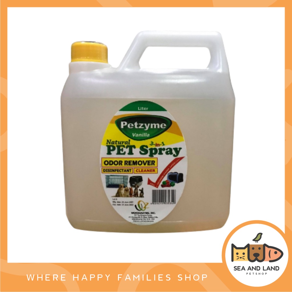Petzyme 3 in 1 Odor Remover Spray Refill (1 L) | Shopee Philippines