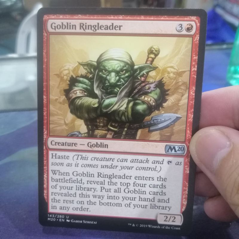 1 Goblin Ringleader M20 MTG card magic commander EDH | Shopee Philippines
