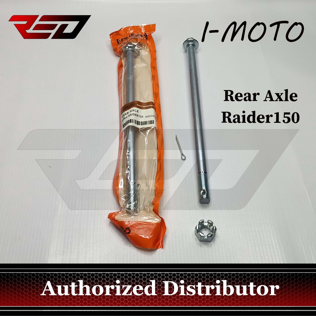 Rear Axle XRM-Wave /Raider150/Supremo/CB125/Fury/Hd3-Barako/Rusi125 ...