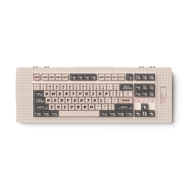 MelGeek Pixel Building block Keyboard three-mode customized Hot swap ...