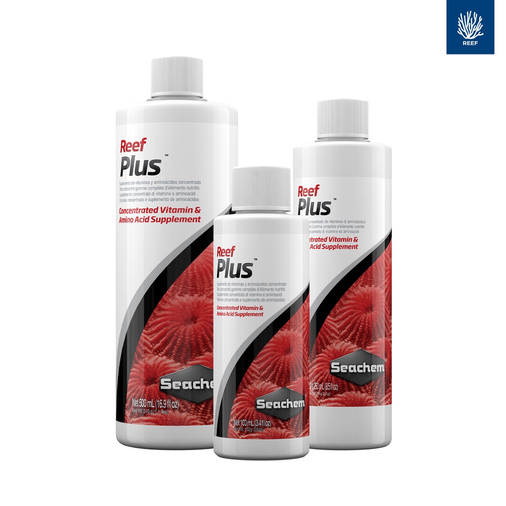 Seachem Reef Plus: Comprehensive Reef Aquarium Supplement 100mL ...