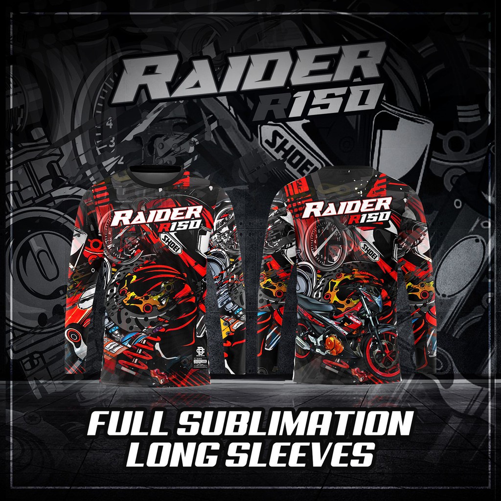 Raider 150 v3 Longsleeve (Full Sublimation) 3D printed long-sleeved ...