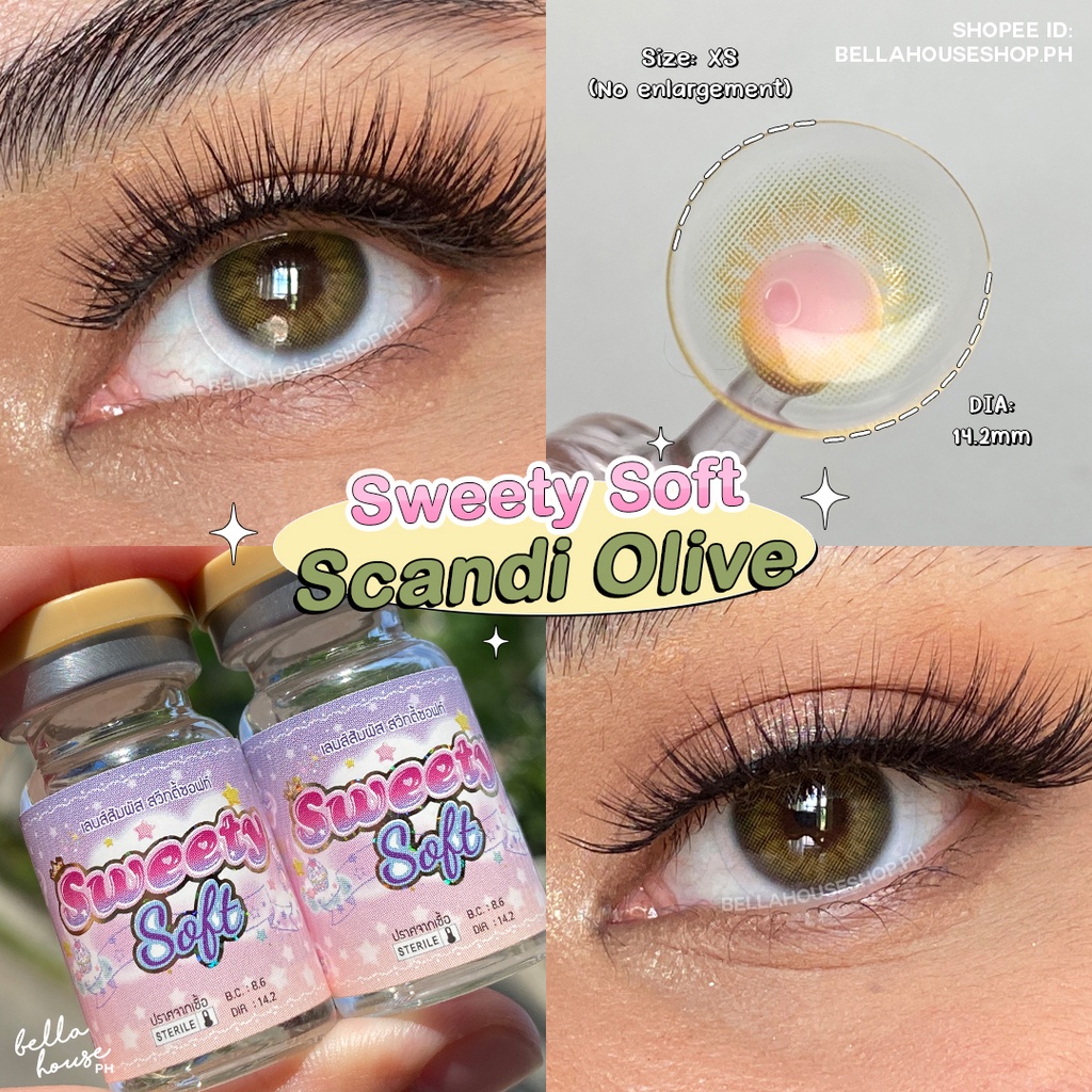 O-Lens Dupe: Gaezz Secret - Scandi Olive (Natural Green Nongraded ...