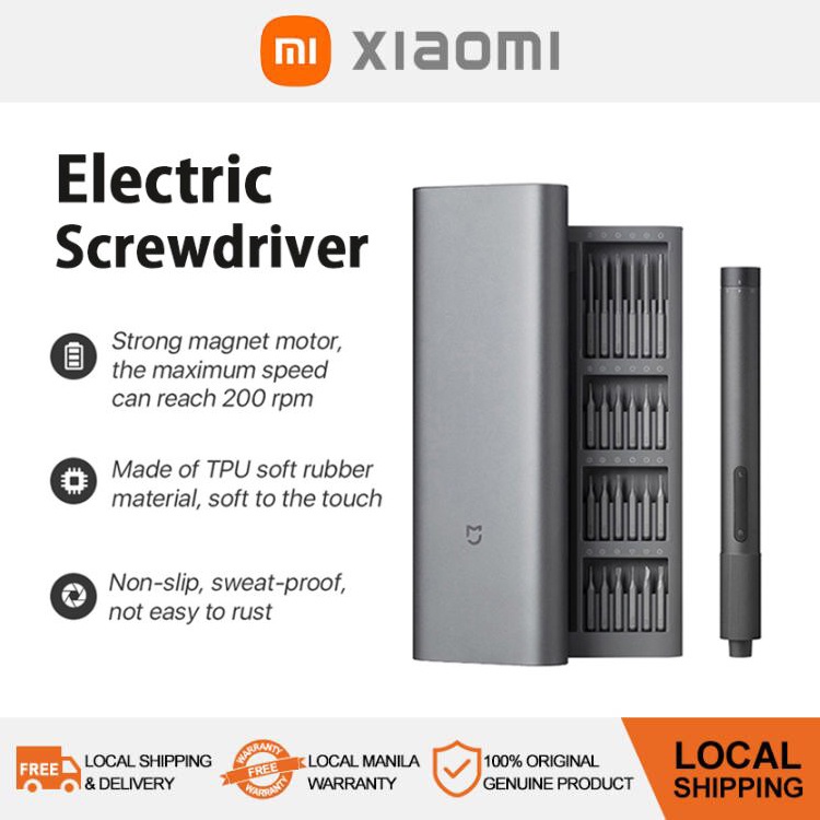 Xiaomi Mijia Electric Precision Screwdriver Kit Type-C Rechargeable ...