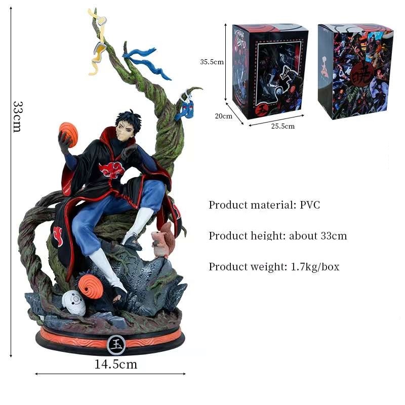 Naruto Shippuden Akatsuki Tobi Gk Statue Obito PVC Action Figure ...