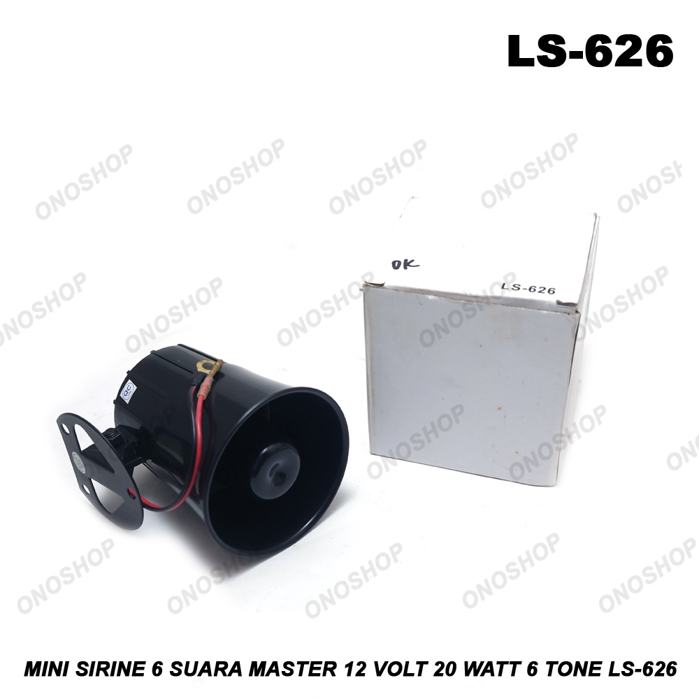 Mini Siren 6 Sounds MASTER 12 Volt 20 Watt 6 Tone | Shopee Philippines