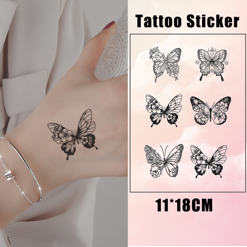 Magic Tattoo Sticker Waterproof Long Lasting 11*18CM Fake Tattoo ...