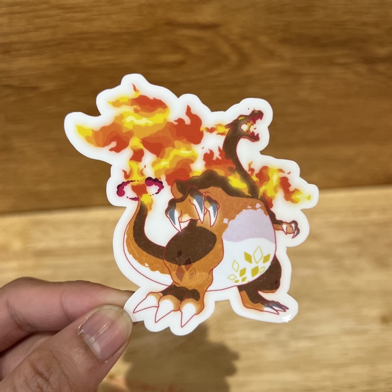 Charizard VMAX | Pokémon Sticker | Waterproof, Vinyl Laminated | by ...