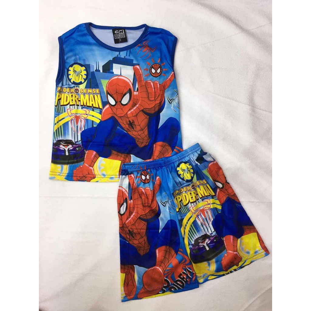 Baby & Kids Character/Sando Terno For Boys Set | Shopee Philippines