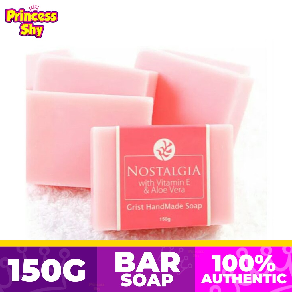 Grist Nostalgia with Vitamin E & Aloe Vera Handmade Soap 150g | Shopee ...