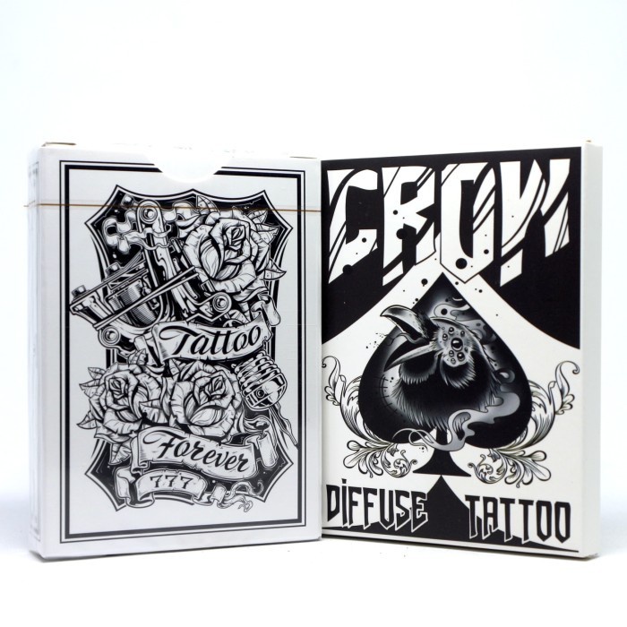 Crow Playing Cards Playing Cards Include 16 Temporary Tattoos | Shopee ...