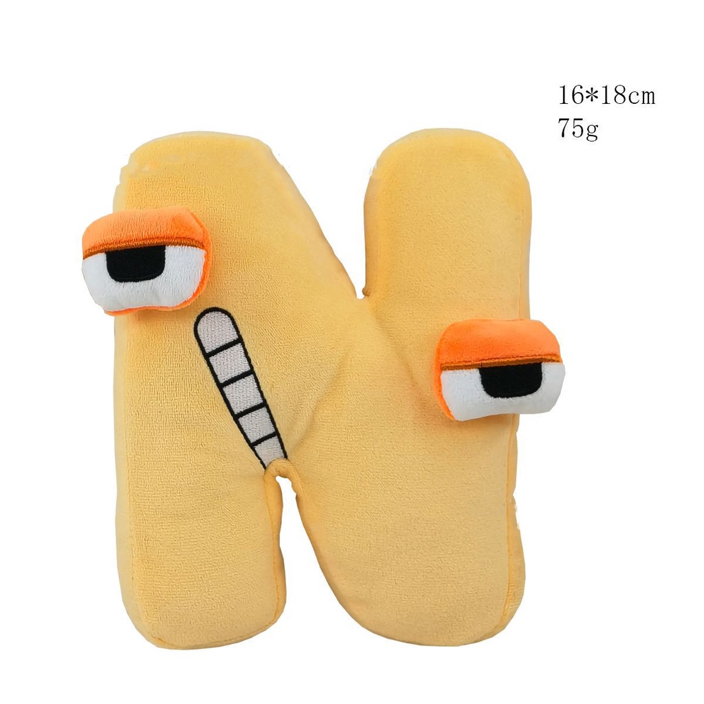 26 Alphabet Lore Plush Toy Stuffed Doll Preschool Educational English ABC Letter Toy for Kids ...