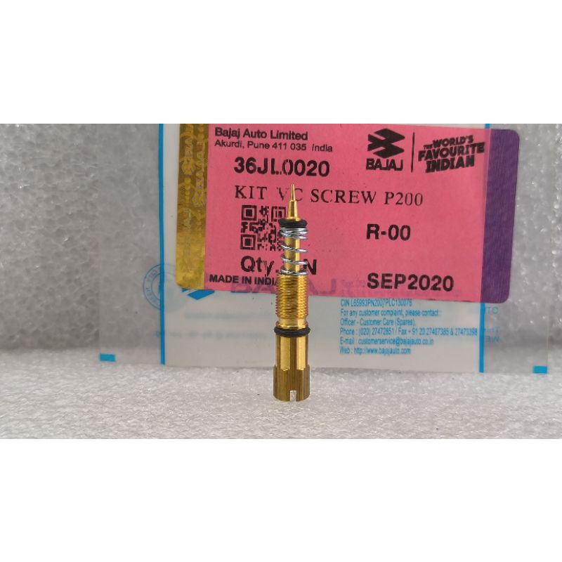 Screw Pilot Air Fuel Mixture Kit Rouser200NS Genuine | Shopee Philippines