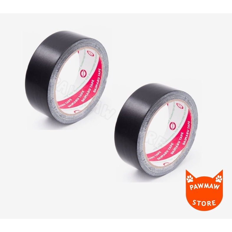 HITAM 1 1/2 inch Black Daimaru Duct Tape | Volume Duct Tape | Shopee ...