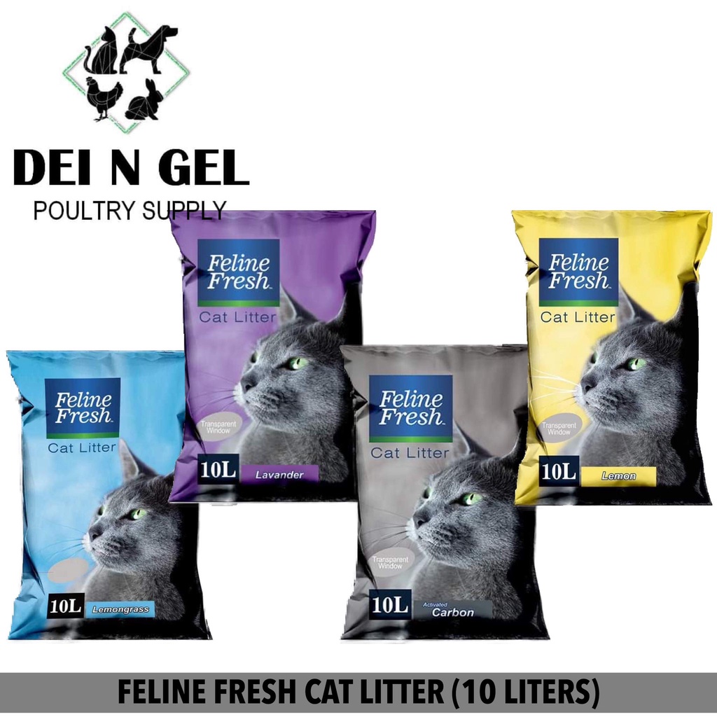 Feline Fresh Cat Litter - Clumping Best Cat Litter - CHOOSE SCENT (10 ...