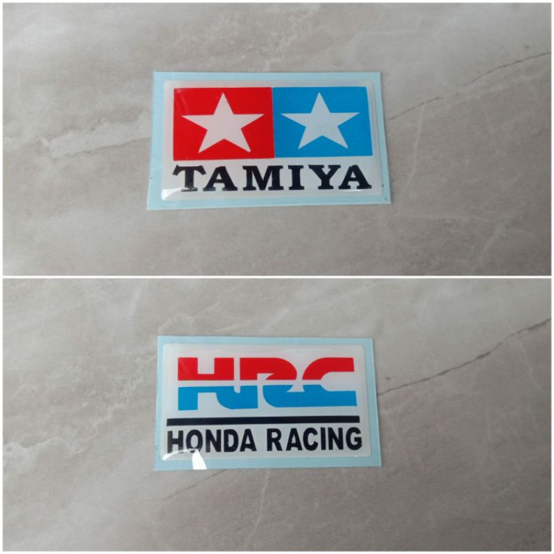 Tamiya HRC Emblem for honda vario 3D sensor, flexible embossed | Shopee ...