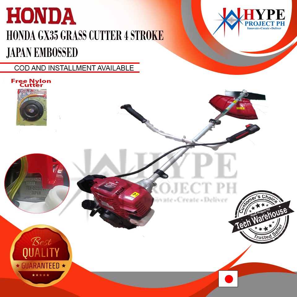 HONDA Gasoline Gas Trimmer Grass cutter 4 GX35 GX50 | Shopee Philippines