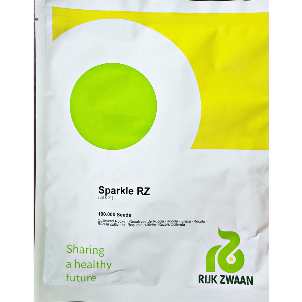 SPARKLE RZ CULTIVATED ROCKET ARUGULA SEEDS (100,000 SEEDS) by RIJK ...