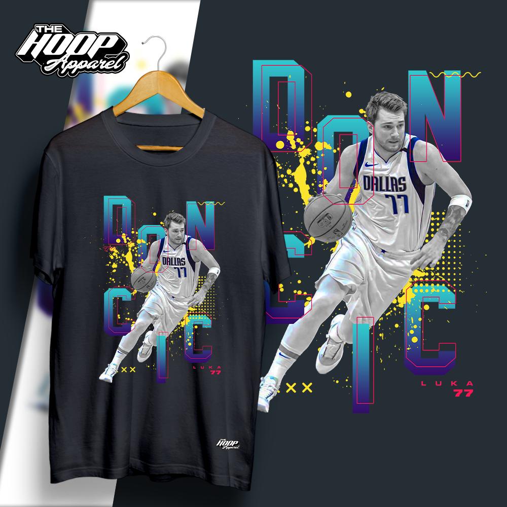 THE HOOP APPAREL LUKA SOLO GRAPHIC COTTON TSHIRT FOR MEN AND WOMEN WITH ...