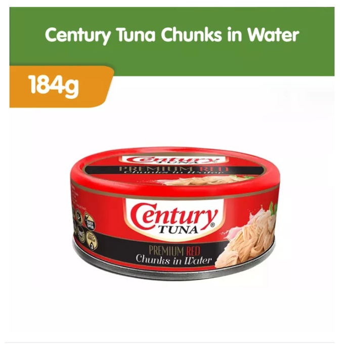 Century Tuna PREMIUM RED - Chunks in Water 184g | Shopee Philippines