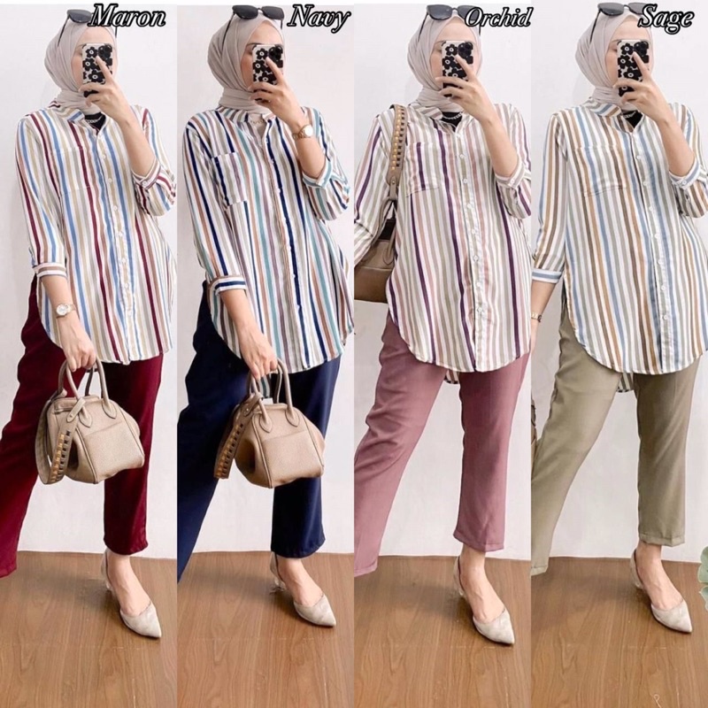 One Set Polos Viral Premium Set Polos Viral // Pelangi Set | Shopee ...