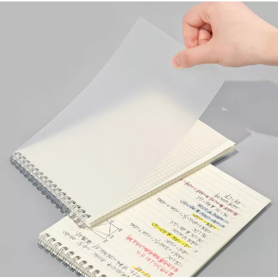 A5/B5 Muji Steno Inspired Top Wire Spring Grid Notebook [80 Sheets] Office and School Supplies ...