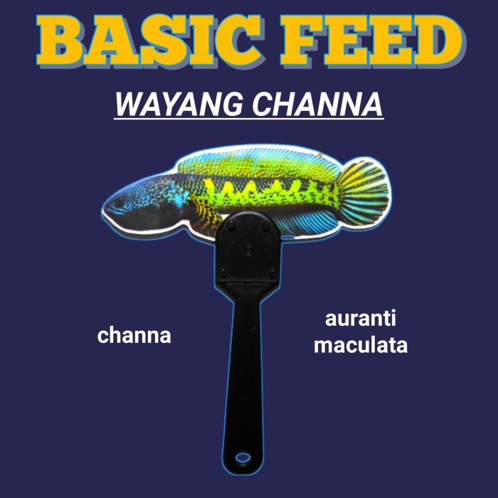 Channa blue Fish Puppet | Channa Auranti Fish Puppet - Auranti Tajilat ...