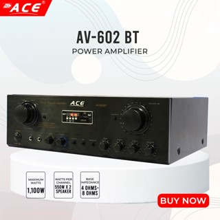 ACE av-602bt power amplifier | Shopee Philippines