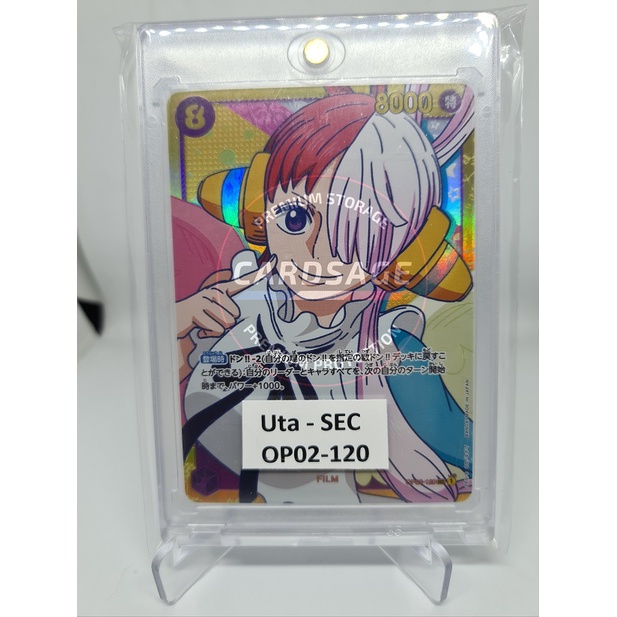Uta SEC OP02 120 - One Piece Card Game - Paramount War Booster Pack ...