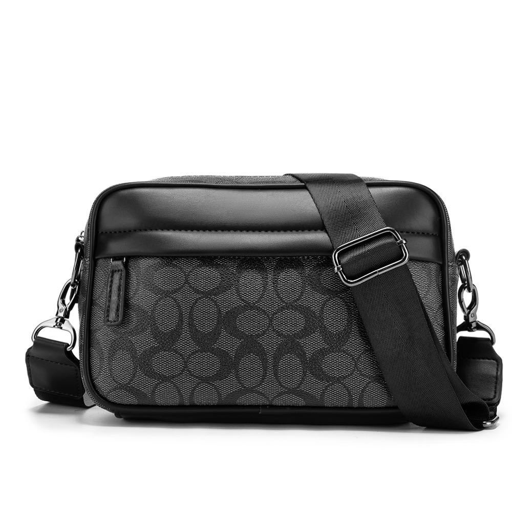 LABER LEE Messenger Bag Men Single Shoulder Pu Leather Business Casual ...