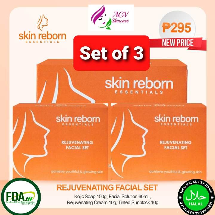 SKIN REBORN (SET OF 3) REJUVENATING SET. Achieve Young and Glowing Skin ...