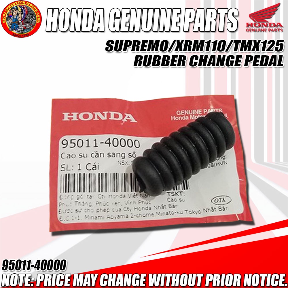 SUPREMO/XRM110/125/TMX125 RUBBER CHANGE PEDAL (HPI) (Genuine: 95011 ...