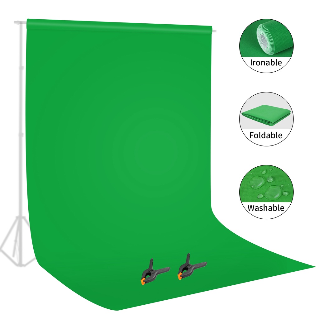 Wenzi Green Screen Chroma key 1.6M X 3M Background Backdrop Fabric for ...