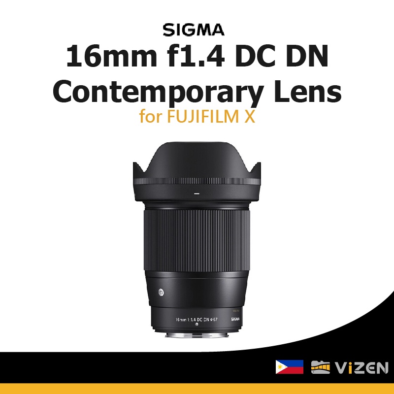 Sigma 16mm f1.4 DC DN Contemporary Lens for FUJIFILM X | Shopee Philippines