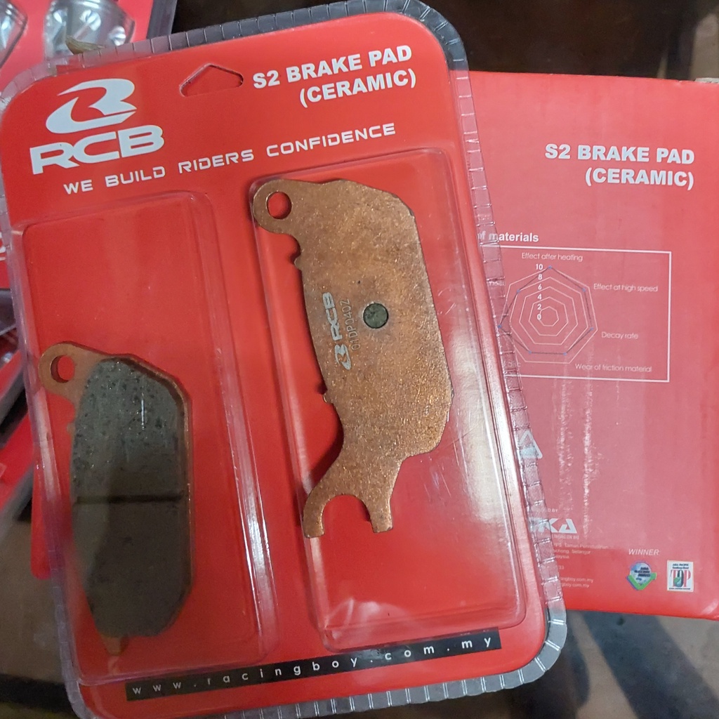 RCB Racing boy Copper ceramic s2 brake disc pad for RCB s2 Caliper ...