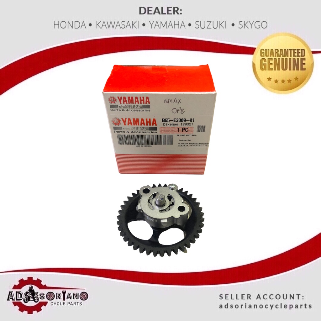 YAMAHA NMAX AEROX OIL PUMP B65-E3300-01 | Shopee Philippines
