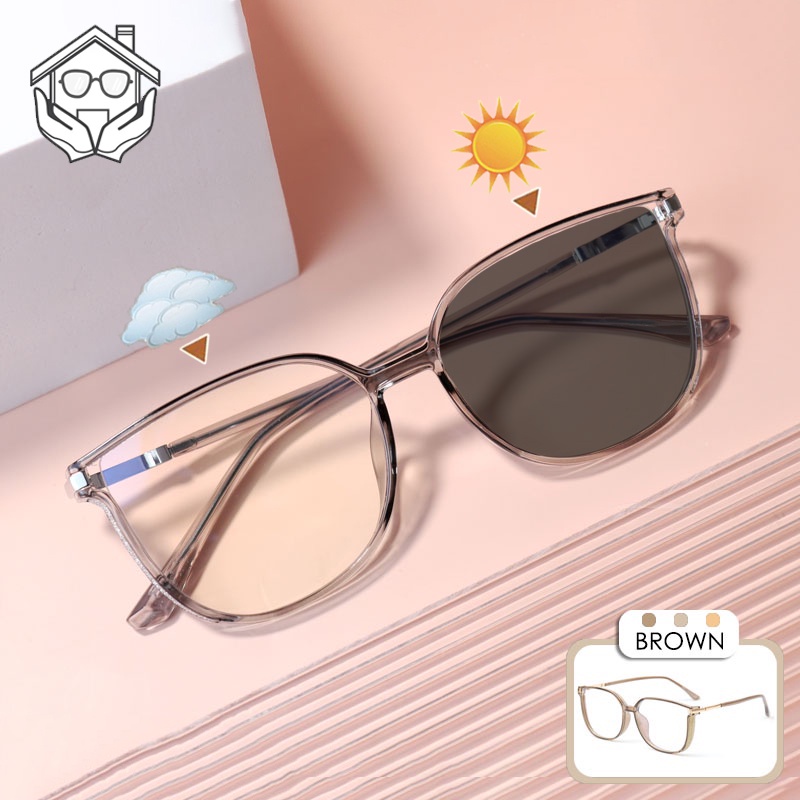 Photochromic Anti Radiation Big Glasses For Women or Men Oversized ...