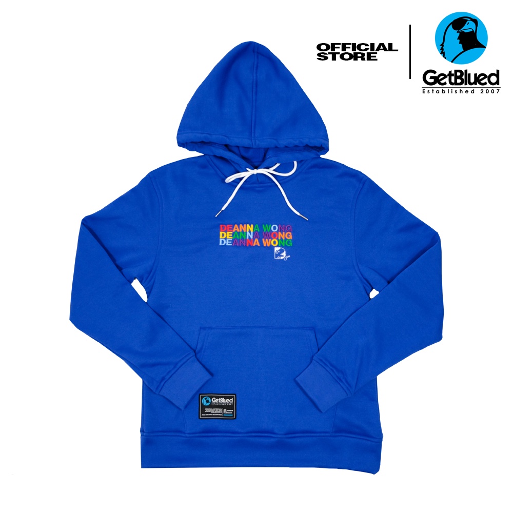 GetBlued Collabs Deanna Wong Rainbow Royal Blue Hoodie For Men And ...