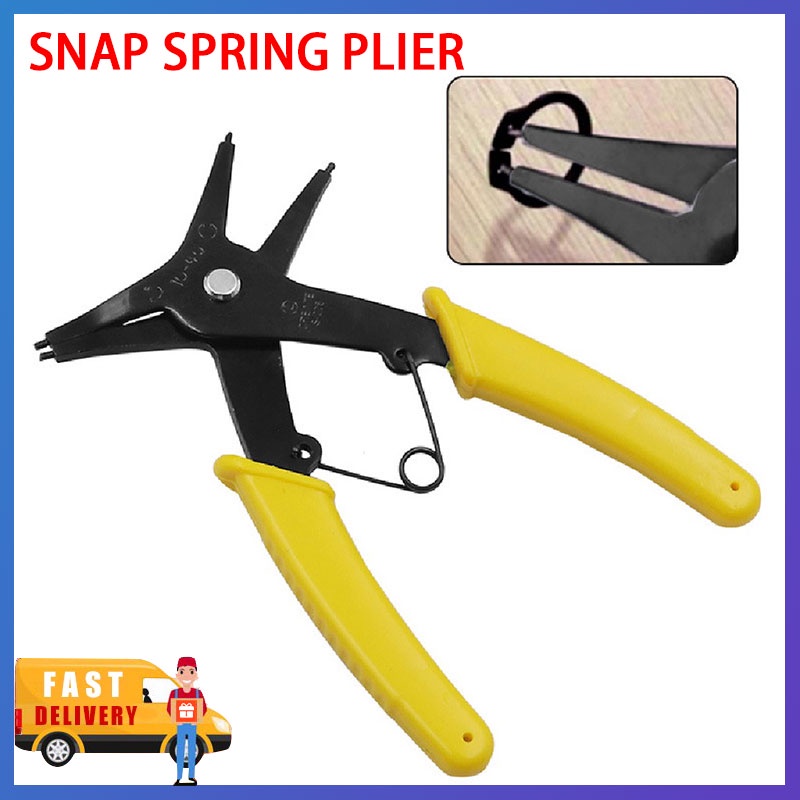 Multifunction 2-in-1 DIY Snap Spring Ring Circlip Removal Install Plier ...