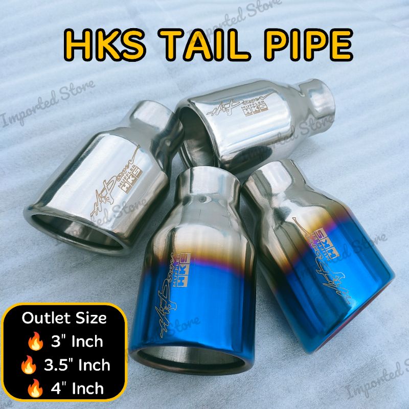 Hks Racing Exhaust Hi-Power Burntype Stainless Steel For Mitsubishi ...