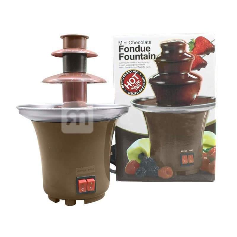 NEW 3-Layer Mini Chocolate Fountain Machine DIY Event Party Chocolate ...