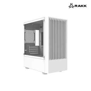 RAKK MIRAD Matx Black and White Tempered Glass Gaming PC Case | Shopee ...