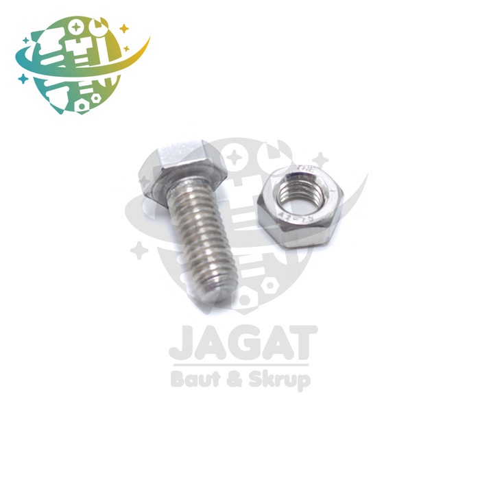Bolt Nut M8 x 20 Stainless Bolt Fitting 8x20 | Shopee Philippines Bolt Nut M8 x 20 Stainless Bolt Fitting 8x20 | Shopee Philippines