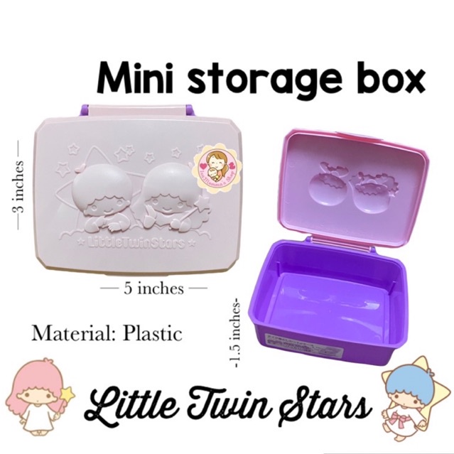 *ORIGINAL* LITTLE TWIN STARS STORAGE BOX LTS KIKI LALA LITTLETWINSTARS ...