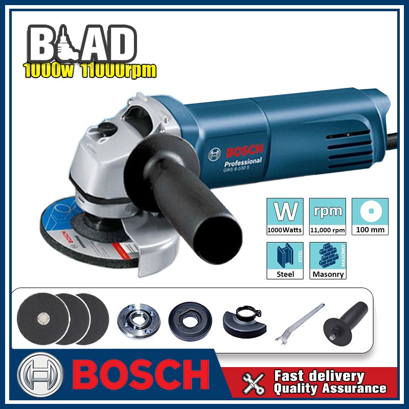 GWS Slide Switch Electric Hand Angle Grinder Cutting and grinding ...
