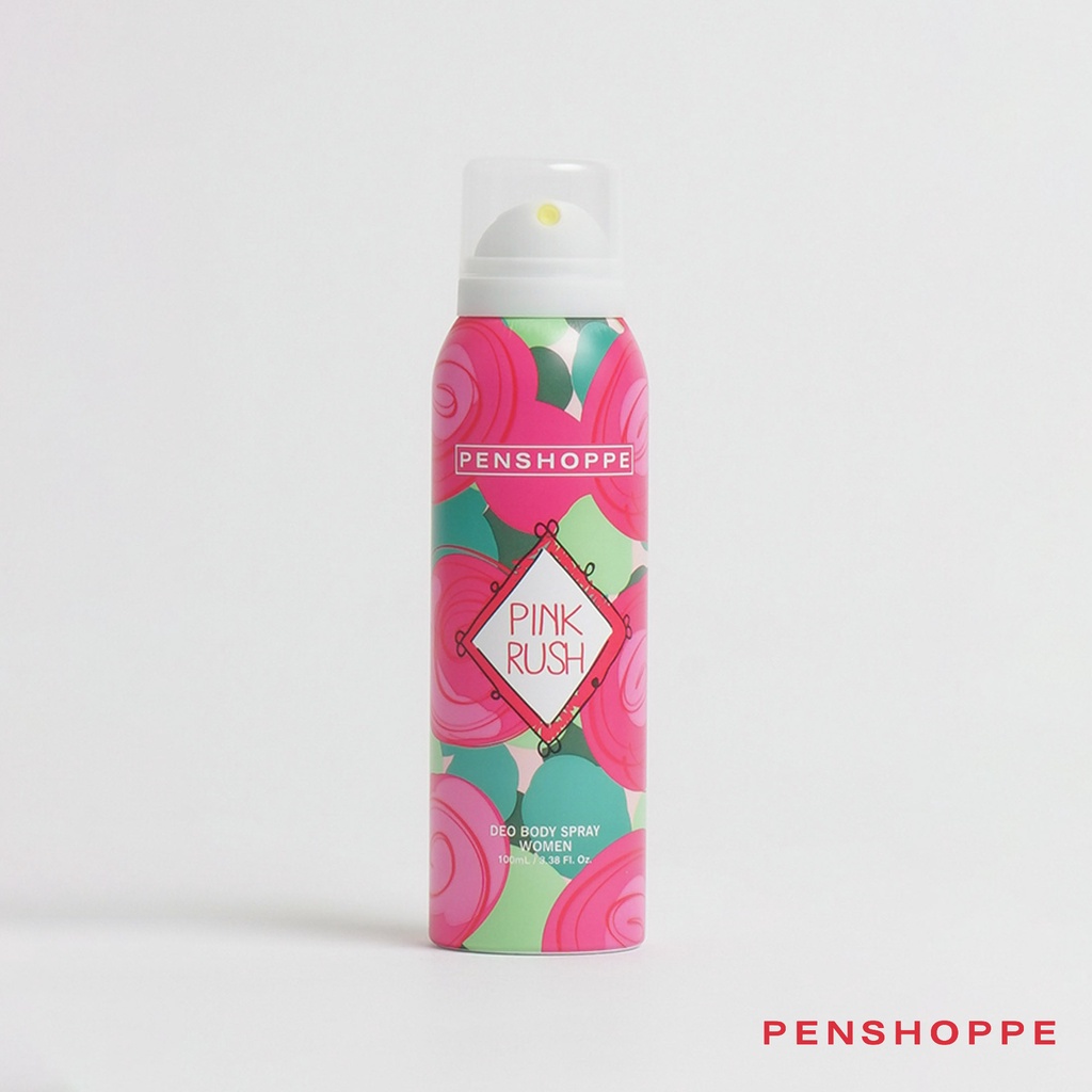 Penshoppe Pink Rush Deo Body Spray For Women 100ML | Shopee Philippines