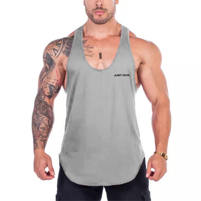 Workout Bodybuilding Sports Brand Gym Mens Y Back Muscle Sleeveless ...