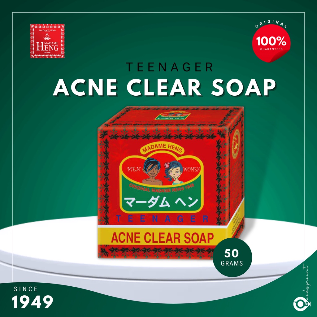 Madame Heng Acne Clear Soap (50g) | Shopee Philippines