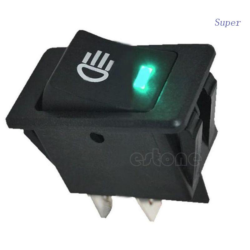 Super 12V 35A Universal RV Truck Boat Fog Light Rocker Switch LED Dash ...